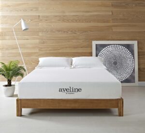 modway aveline 10” gel infused memory mattress with certipur-us certified foam california king mattress