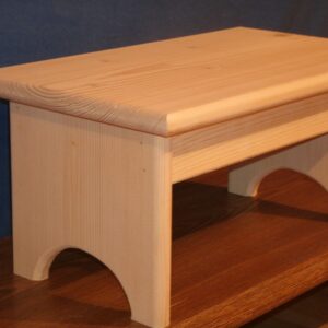 wooden step stool Handmade wood step stool 7 1/2" childrens step stool, rustic wooden step stool