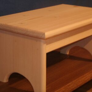 wooden step stool Handmade wood step stool 7 1/2" childrens step stool, rustic wooden step stool