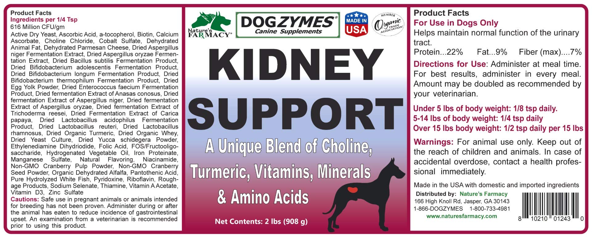 Dogzymes Kidney Support (8 ounze)