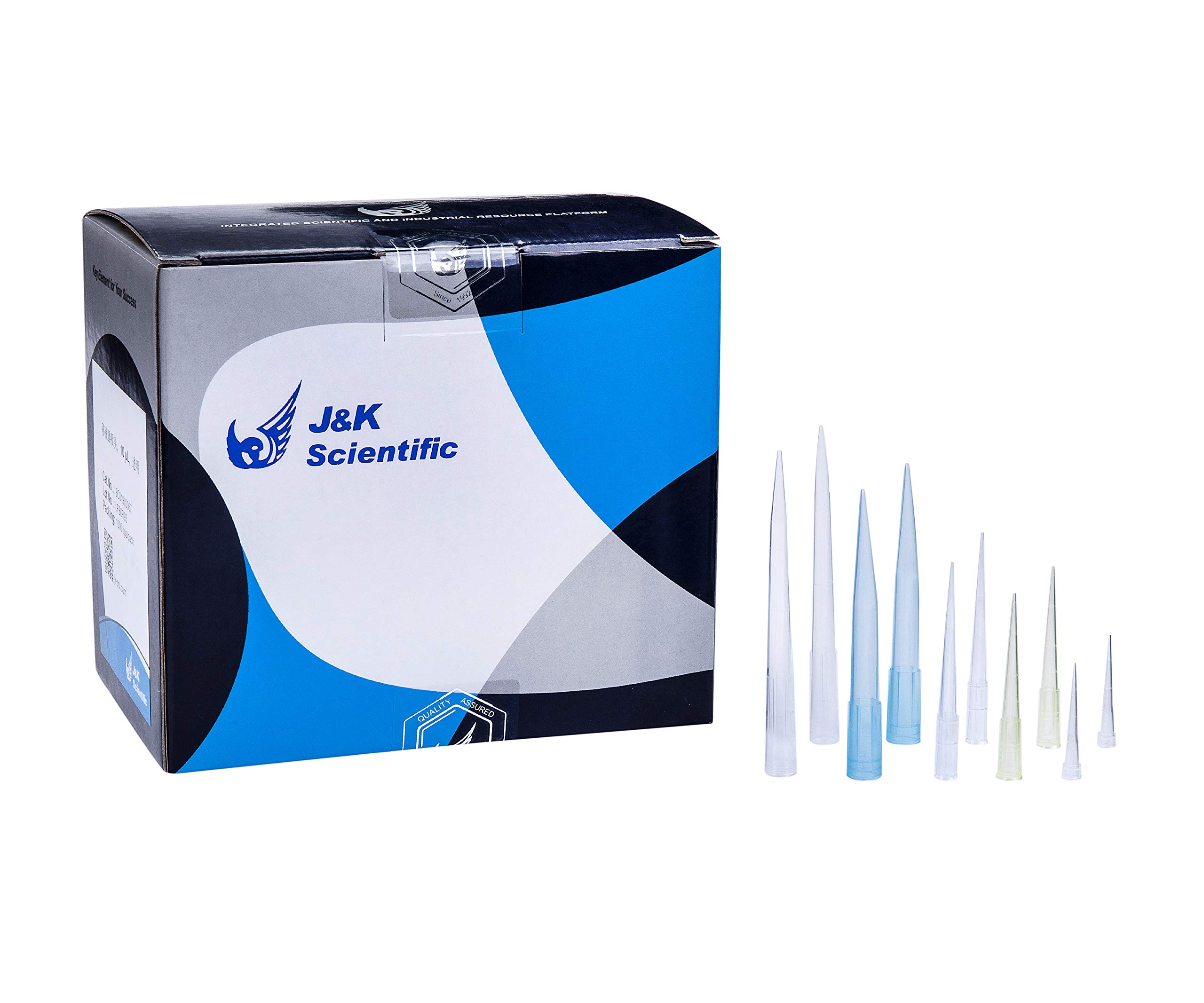 J&K Scientific 1250uL Universal Pipette Tips (Pack of 1000)