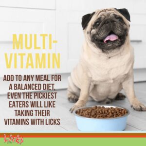 Licks Pill-Free Small Breed Dog Multivitamin - Dog Supplement with Vitamin C, D, and Calcium - Multivitamin Pet Supplies - Gel Packets - 10 Use