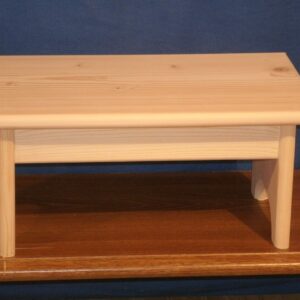 wooden step stool Handmade wood step stool 7 1/2" childrens step stool, rustic wooden step stool