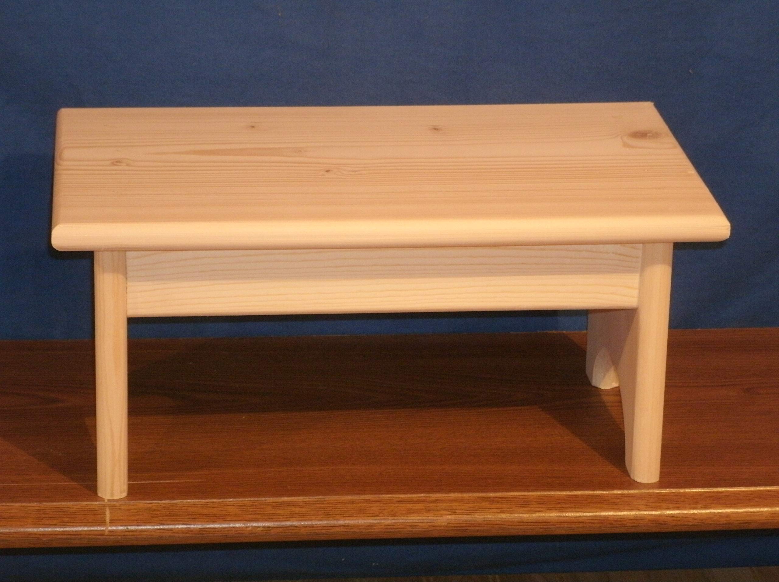 wooden step stool Handmade wood step stool 7 1/2" childrens step stool, rustic wooden step stool