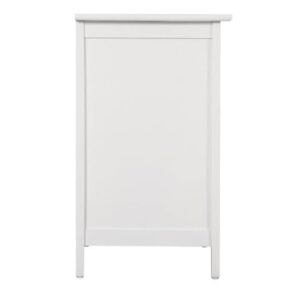 Glory Furniture Daniel 3 Drawer Nightstand in White