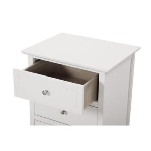 Glory Furniture Daniel 3 Drawer Nightstand in White