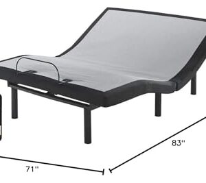 Signature Design by Ashley Head-Foot Adjustable Power Mattress Base with Remote Control, California King