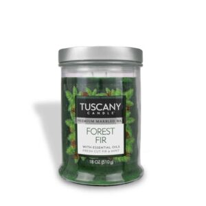 tuscany candle forest fir® long-lasting scented jar candle, 18 oz