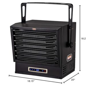 Dyna-Glo EG10000DH Dual Heat 10,000W Electric Garage Heater, Black