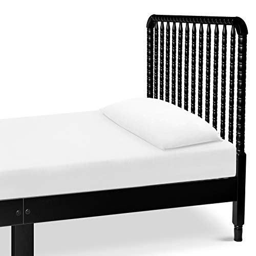 DaVinci Jenny Lind Twin-Bed with Wood Spindle Posts in Ebony-Mattress Support Slats Included