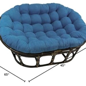 International Caravan Rattan Double Papasan Chair Frame Only