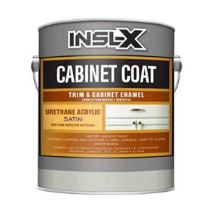 insl-x cc550109a-01 cabinet coat enamel, satin sheen paint, 1 gallon, white, 128 fl oz (pack of 1)