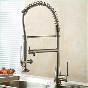 liguria single handle deck mounted kitchen sink faucet