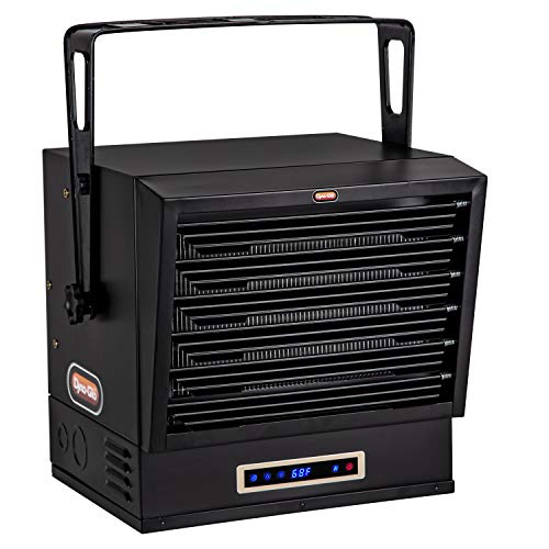 Dyna-Glo EG10000DH Dual Heat 10,000W Electric Garage Heater, Black