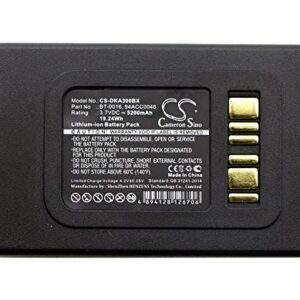 Xsplendor Replacement Battery for DATALOGIC Skorpio X3 Skorpio X4 Part NO DATALOGIC 94ACC0046 BT-0016