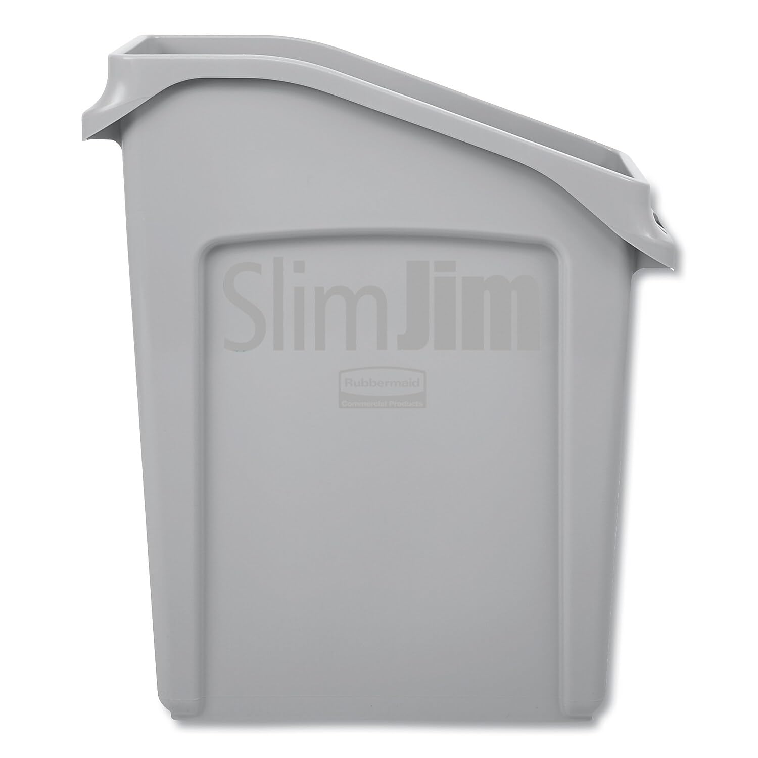 Rubbermaid 2026695 Gray Slim Jim 13 Gallon Waste Container