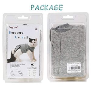 Bonaweite Cat Recovery Suit, Cat Onesie for Cats After Surgery, Cat Surgical Recovery Suit Male Female Neuter, Cat Pajamas Body Suit Post Surgery, Kitten Spay E-Collar Cone Alternative Anxiety Vest