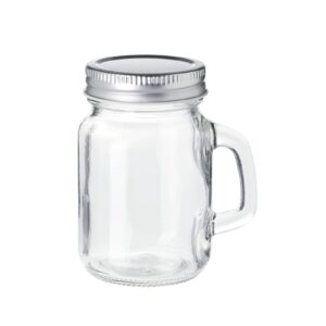 Juvale 24 Pack 4 oz Mason Jars with Lids, Mini Glass Jars with Metal Lids and Handles for Arts and Crafts, DIY Projects