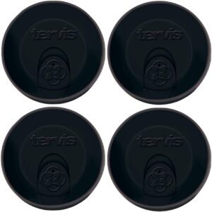 tervis travel lid 24oz black | great for both hot and cold liquids | dishwasher safe (top rack only) (4)