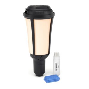 thermacell mosquito repellent torch; includes 12-hour refill; 15 foot zone of mosquito protection; effective mosquito repellent for patio; bug spray alternative; scent free