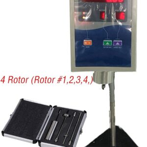 VTSYIQI Rotational Viscometer Viscosity Meter Rotary Visometer With Measuring Device 110V For All Kinds Of Fluid Viscosity Measurement