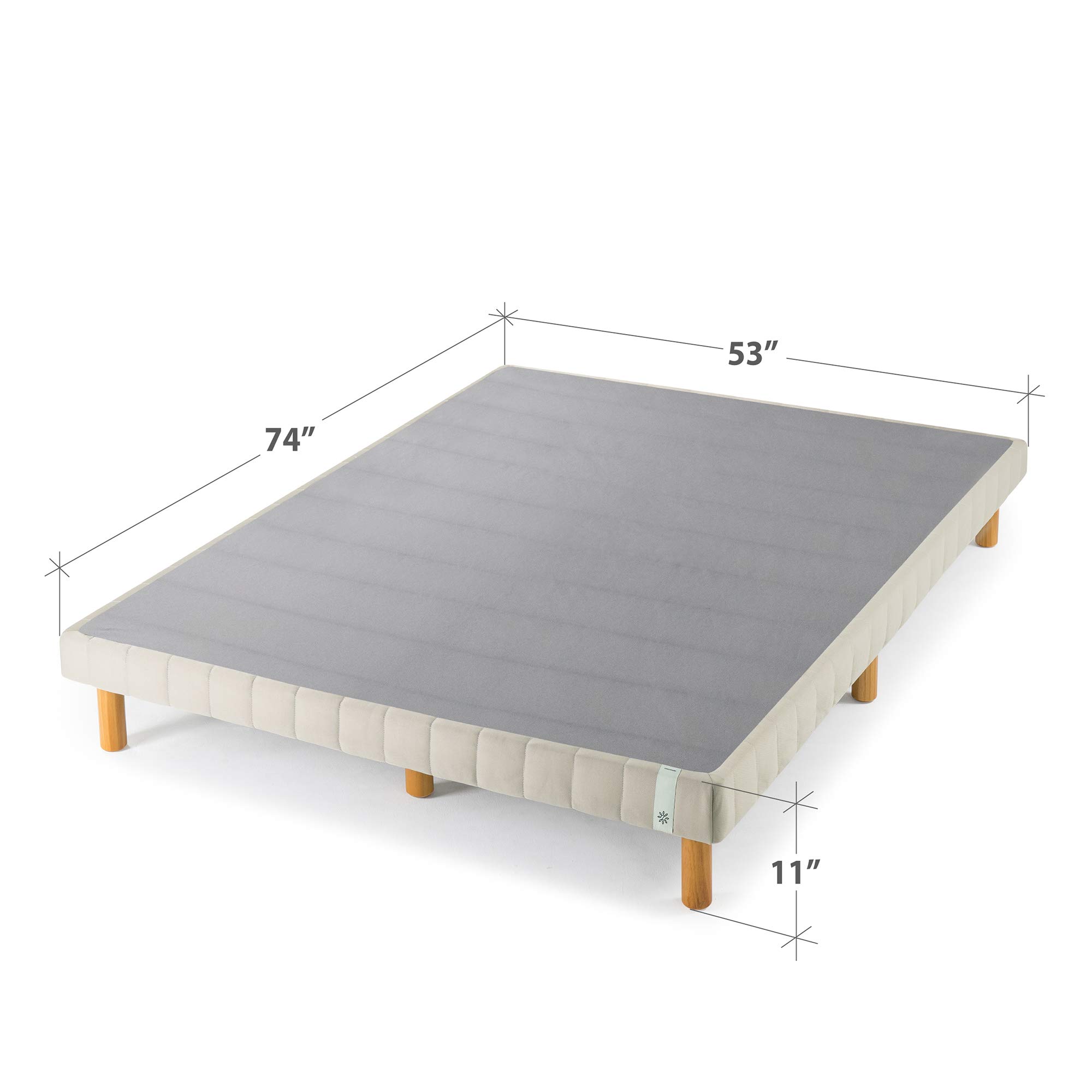 ZINUS GOOD DESIGN Award Winner Justina Metal Mattress Foundation, 11 Inch Platform Bed, No Box Spring Needed, Full, Beige