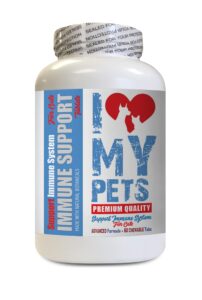 i love my pets llc cat liver support - cat immune support - booster - healthy supplement - cat mushroom supplement - 60 treats (1 bottle)