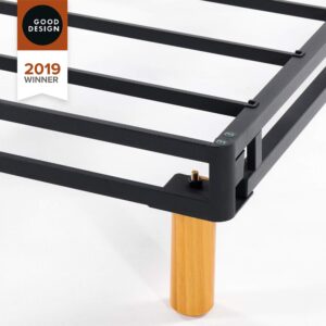 ZINUS GOOD DESIGN Award Winner Justina Metal Mattress Foundation, 11 Inch Platform Bed, No Box Spring Needed, Full, Beige