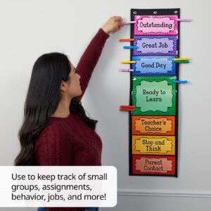 Really Good Stuff Classroom Management Rainbow Clothespins - 6 Colors