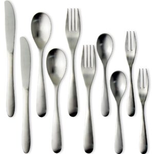 nagao nt-5 dinner cutlery set, 10-piece stainless steel, made in japan