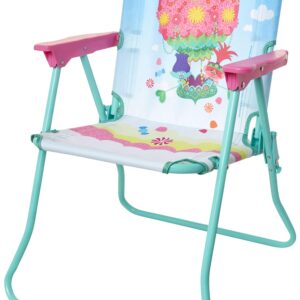 DreamWorks Trolls 2 Patio Chair for Kids, Portable Folding Park Lawn Chairs