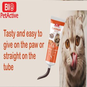 Bio Pet Active CatiMalt +Plus All Natural Hairball Remedy for Cats with Tasty Pumpkin Flavor