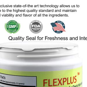 Sheild Animal Health FLEXPLUS for Dog's Hip & Joint. Relieve Pain and Inflammation from Arthritis, Joint Disease, and Muscle Damage. Pharmaceutical Grade.Clinically Proven Absorption.120 Chews. Chicken Flavor. Made in USA