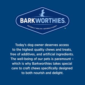 Barkworthies Protein-Rich Bully Stick Bites (10oz. Bag) - All-Natural Rawhide Alternative - Easily digestible Dog Treat - Promotes Dental Health