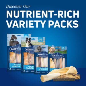 Barkworthies Medium Breed Variety Pack Natural Dog Chews (5 Count)