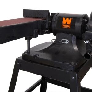 WEN 6508 6 x 48 in. Belt and 9 in. Disc Sander with Stand