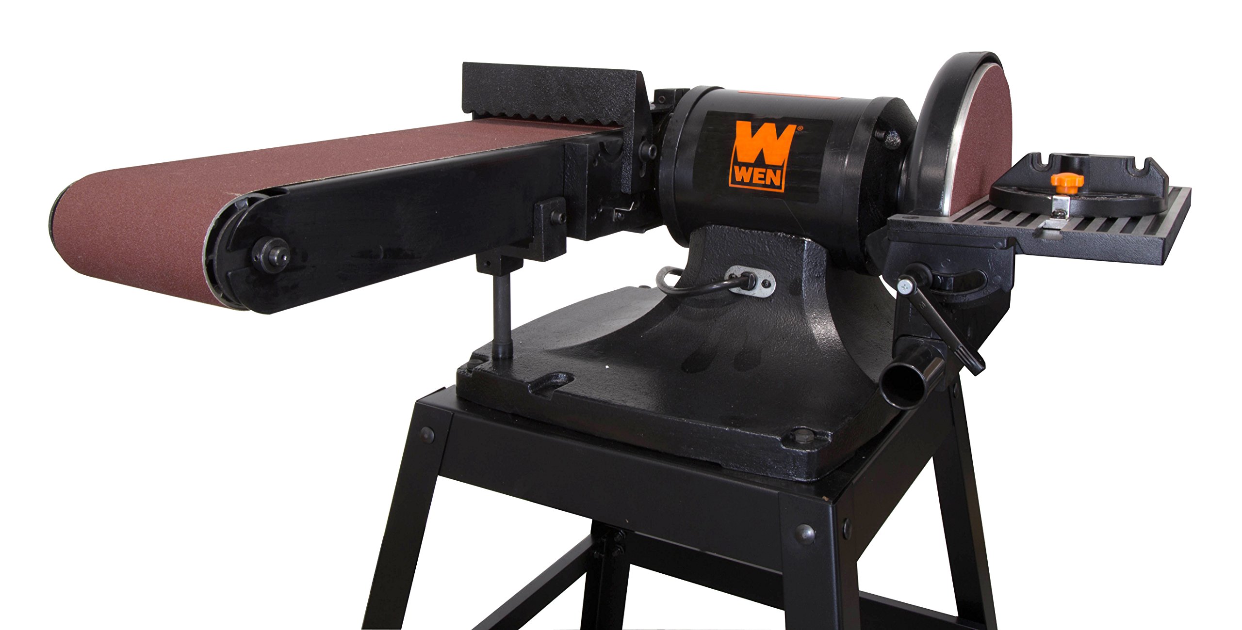 WEN 6508 6 x 48 in. Belt and 9 in. Disc Sander with Stand