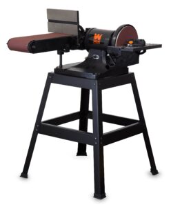 wen 6508 6 x 48 in. belt and 9 in. disc sander with stand