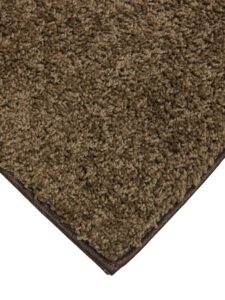 koeckritz custom cut-to-fit area rugs neutral carpet - soft plush indoor rugs - perfect for living room, bedroom, entryway - great for homes, apartments, dorms, kids room - 12x15' ft chocolate