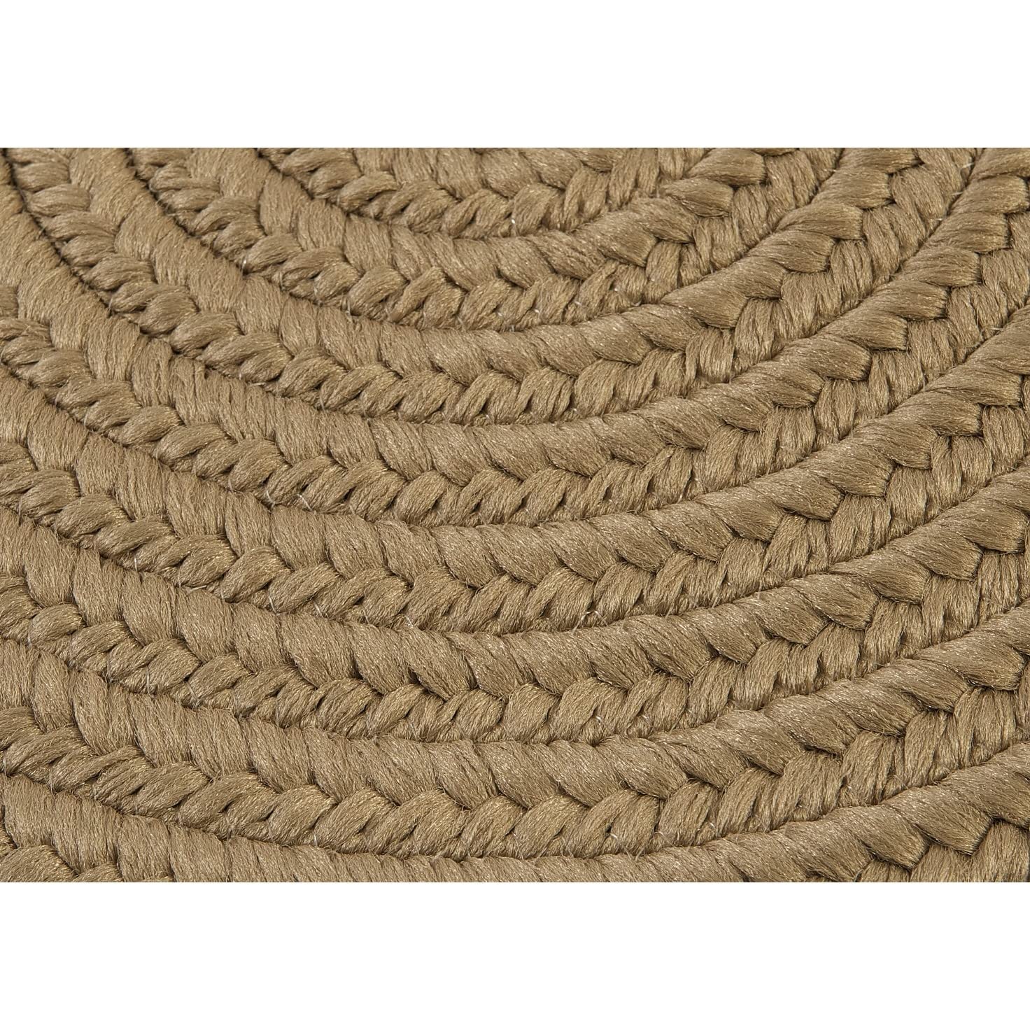 Colonial Mills Low-profile Indoor/Outdoor Reversible Braided Doormat Fern Green 3'4" x 5' Oval