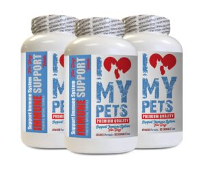 dog antioxidant supplements - dog immune support - booster - healthy pet - supplement - immunity for dogs - 180 treats (3 bottles)