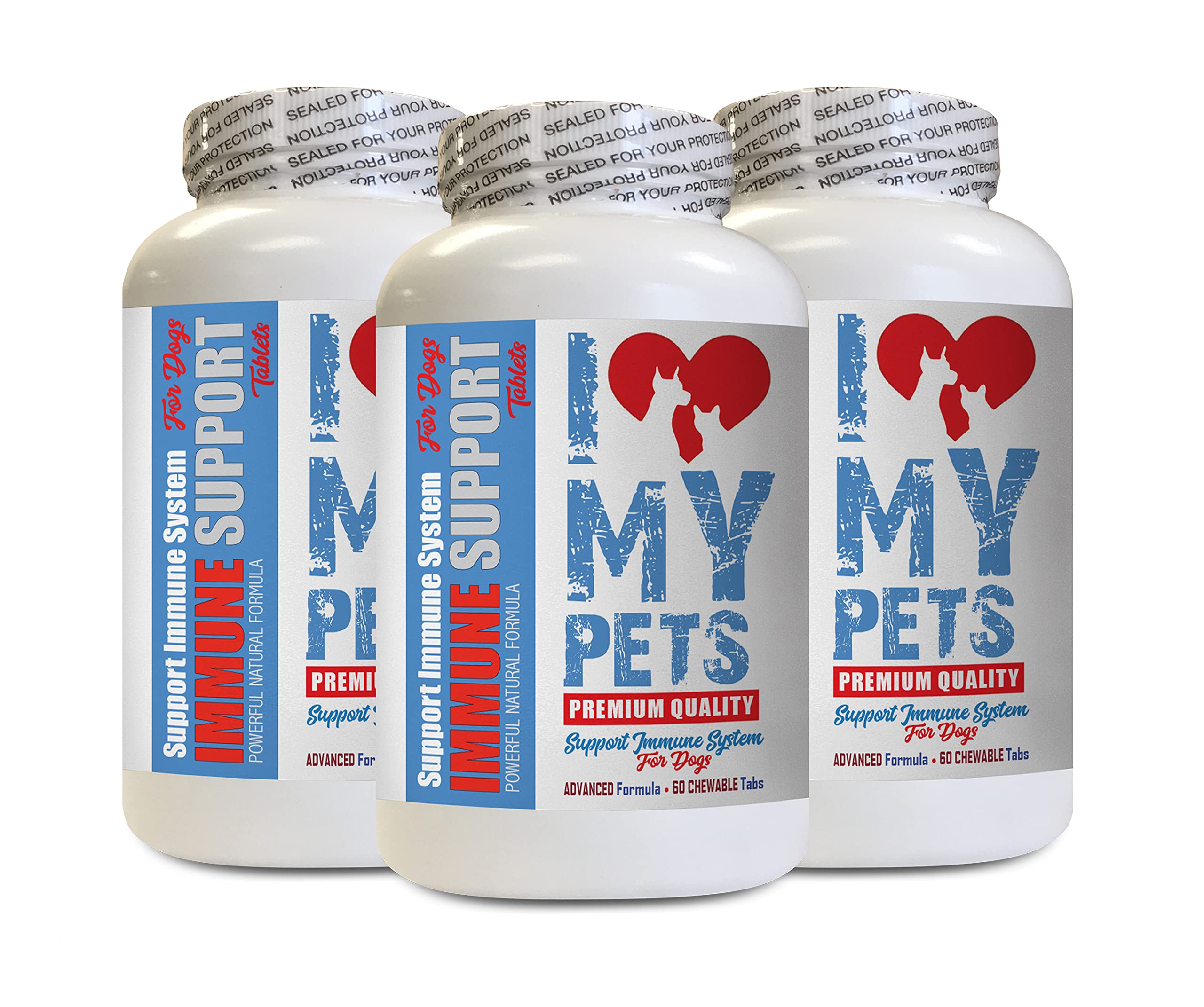 Dog antioxidant Supplements - Dog Immune Support - Booster - Healthy PET - Supplement - Immunity for Dogs - 180 Treats (3 Bottles)