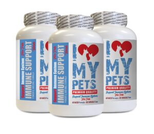 i love my pets llc cat liver support - pet immune support - dogs and cats - booster - healthy - milk thistle cats - 180 treats (3 bottles)