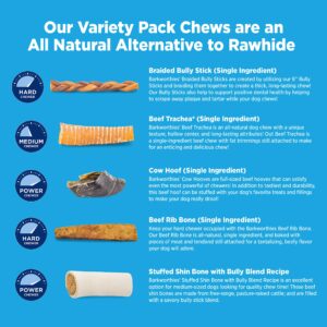 Barkworthies Medium Breed Variety Pack Natural Dog Chews (5 Count)