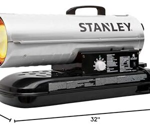 STANLEY 80,000 BTU Kerosene/Diesel Forced Air Heater with Thermostat