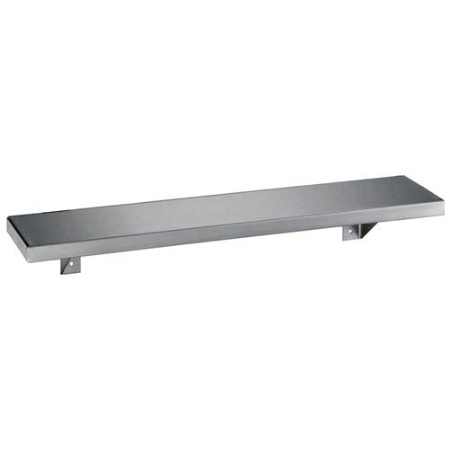 Bobrick B-298x18 Stainless Steel Shelf, 8"W x 18"L