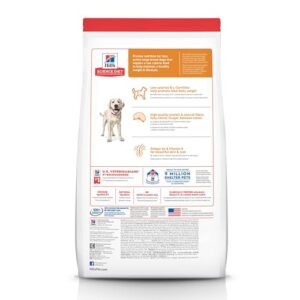 Hill's Science Diet - Large Breed, Light Lower Calories Chicken Meal & Barley Dry Dog Food, 15 LB Bag