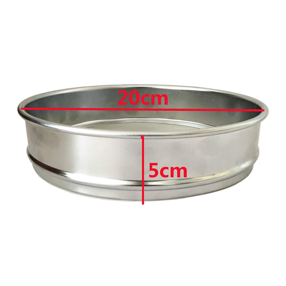 KimLab Economy Test Sieve #100 / 150μm Mesh Size,304 Stainless Steel Wire Cloth, 8" Diameter