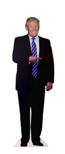 aahs engraving president donald trump buddy life size carboard stand up, 6 feet