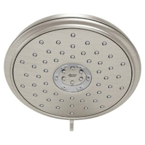 american standard 9138073.295 spectra plus fixed traditional water-saving shower head-1.8 gpm, brushed nickel